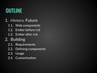 Ember Reusable Components and Widgets | PPT