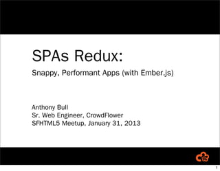 Ember.js for SFHTML5 | PPT