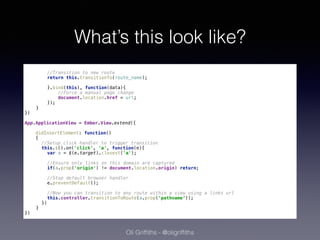 Ember.js Self Defining Apps | PPT