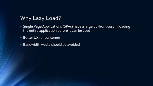 Ember STL Meetup - Lazy Loading using Brunch | PPT