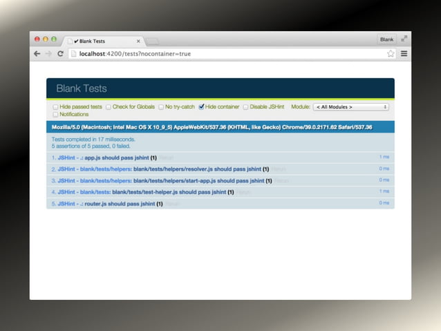 Ember Testing Internals With Ember Cli Ppt