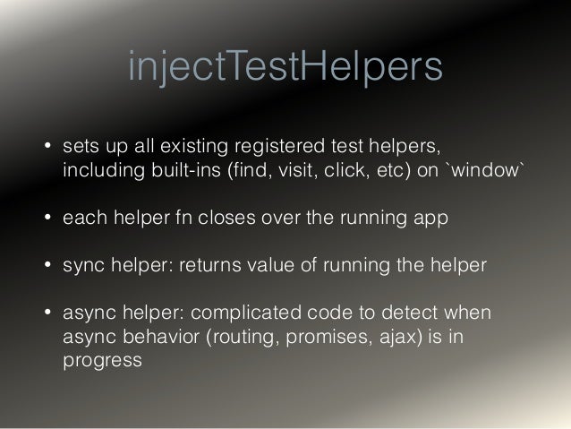 Ember Testing Internals With Ember Cli