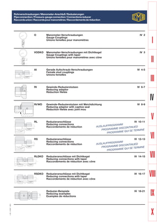 Emb fitting catalogue