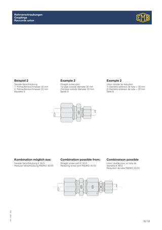 Emb fitting catalogue