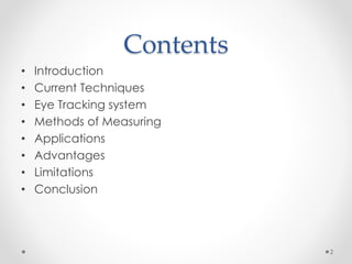 Eye Movement based Human Computer Interaction Technique | PPTX