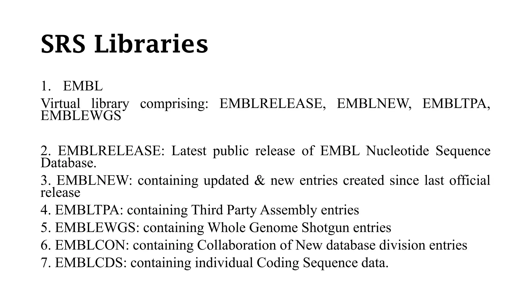 EMBL- European Molecular Biology Laboratory | PDF