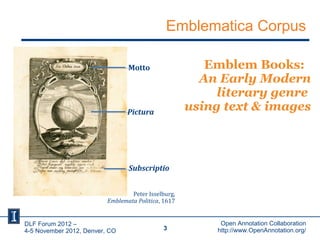 Emblematica overview dlf | PPT | Web Design and HTML | Internet