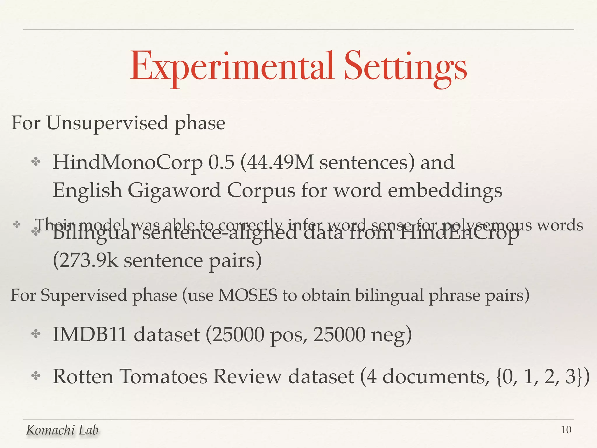 Cross Lingual Sentiment Analysis Using Modified Brae Ppt