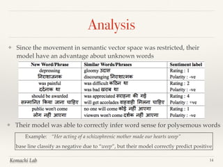 Cross-Lingual Sentiment Analysis using modified BRAE | PPT