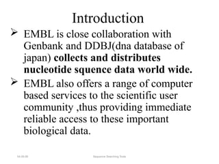 EMBL (Part 2).pptx............... ...... | PPTX