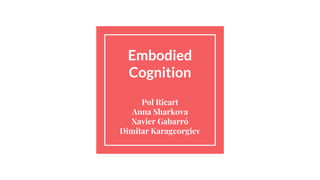 Embodied cognition | PPTX