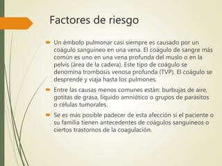 Embolia Pulmonar | PPTX
