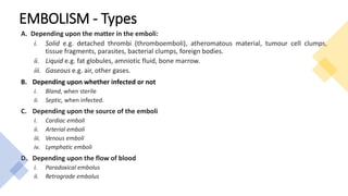 Embolism | PDF | Heart and Cardiovascular Diseases | Diseases and Conditions