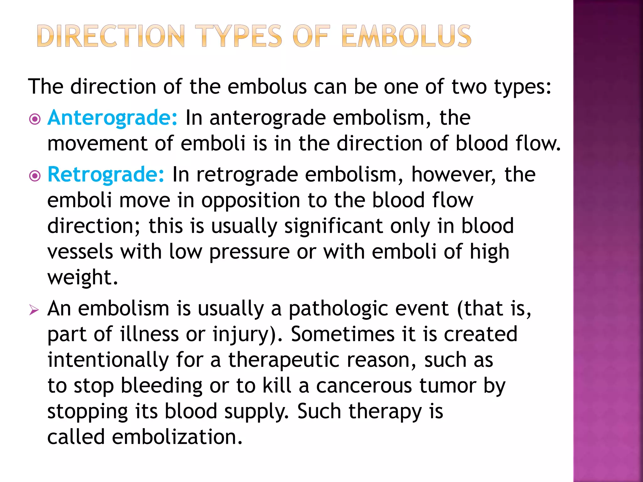 Embolism | PPTX