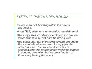 embolism, inf EMBOLISM,ISCHAEMIA AND INFARCTION.ppt