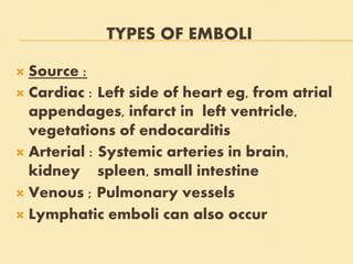Embolism (Dr. MURALEEDHARA) | PPTX