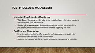 Embolization of Pseudoaneurysm slide share.pptx