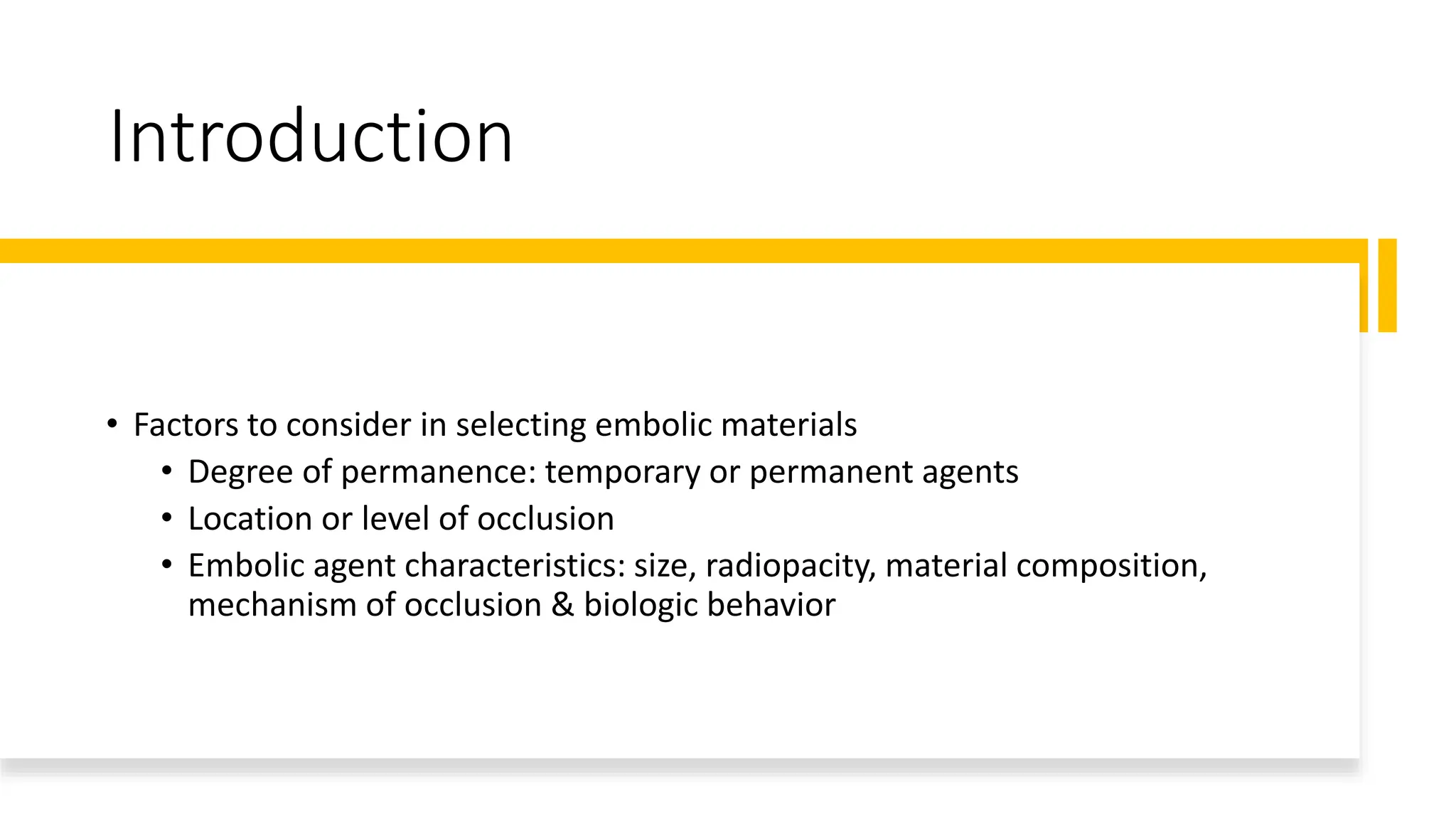 embolizing agents.pptx