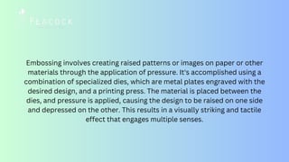 Embossing Printing | PDF