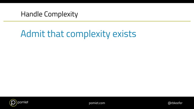 Embrace Complexity | PDF