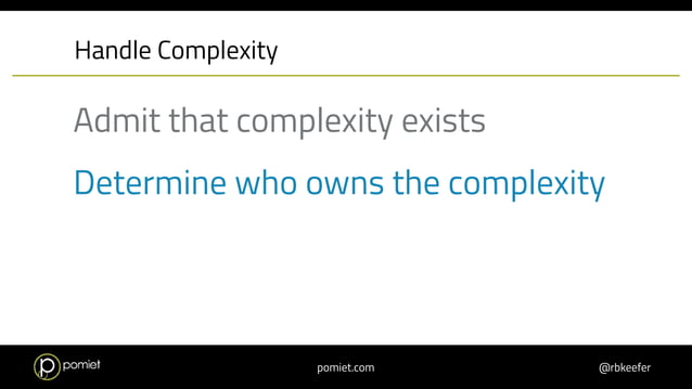 Embrace Complexity | PPT