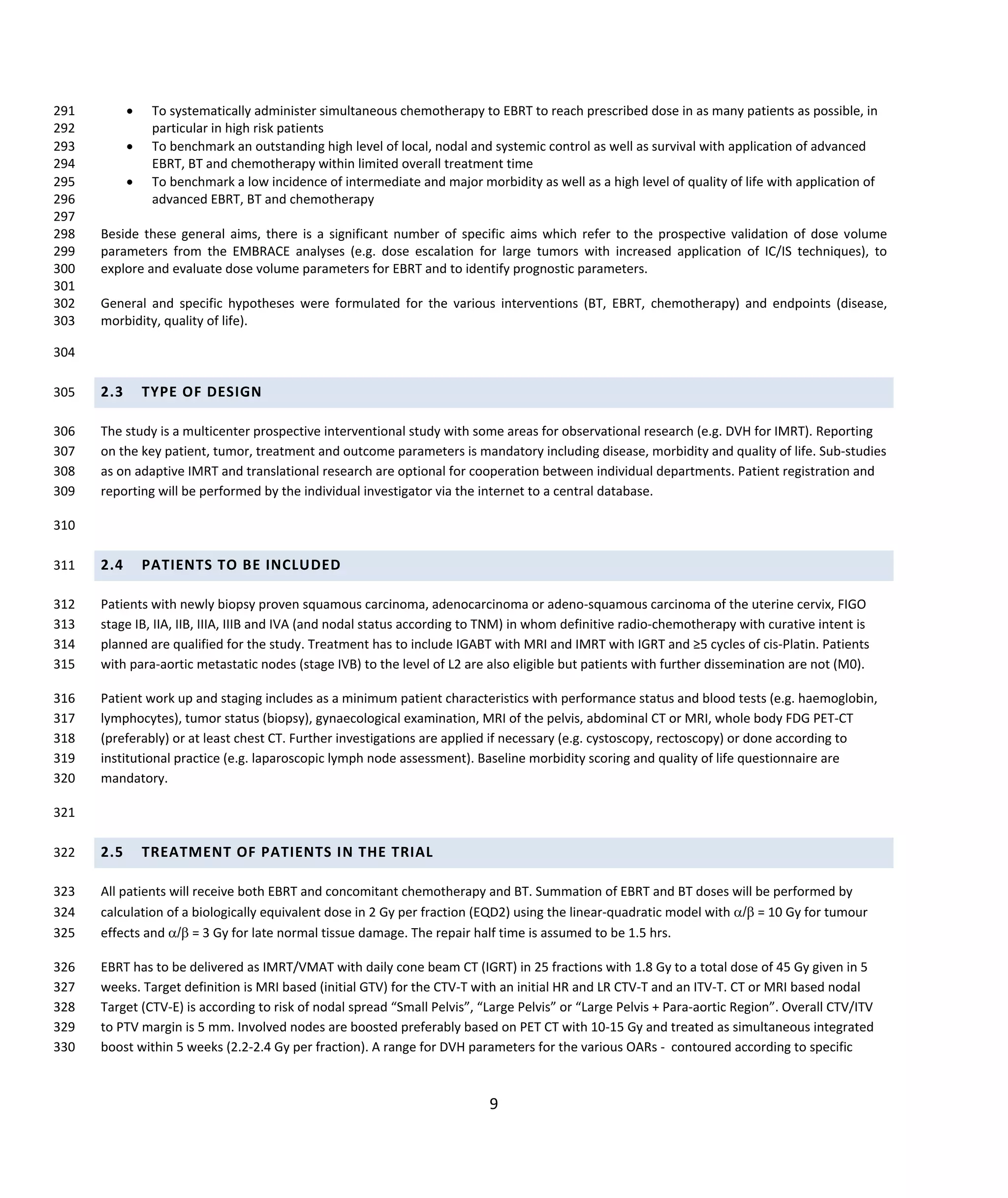 Embrace ii protocol | PDF
