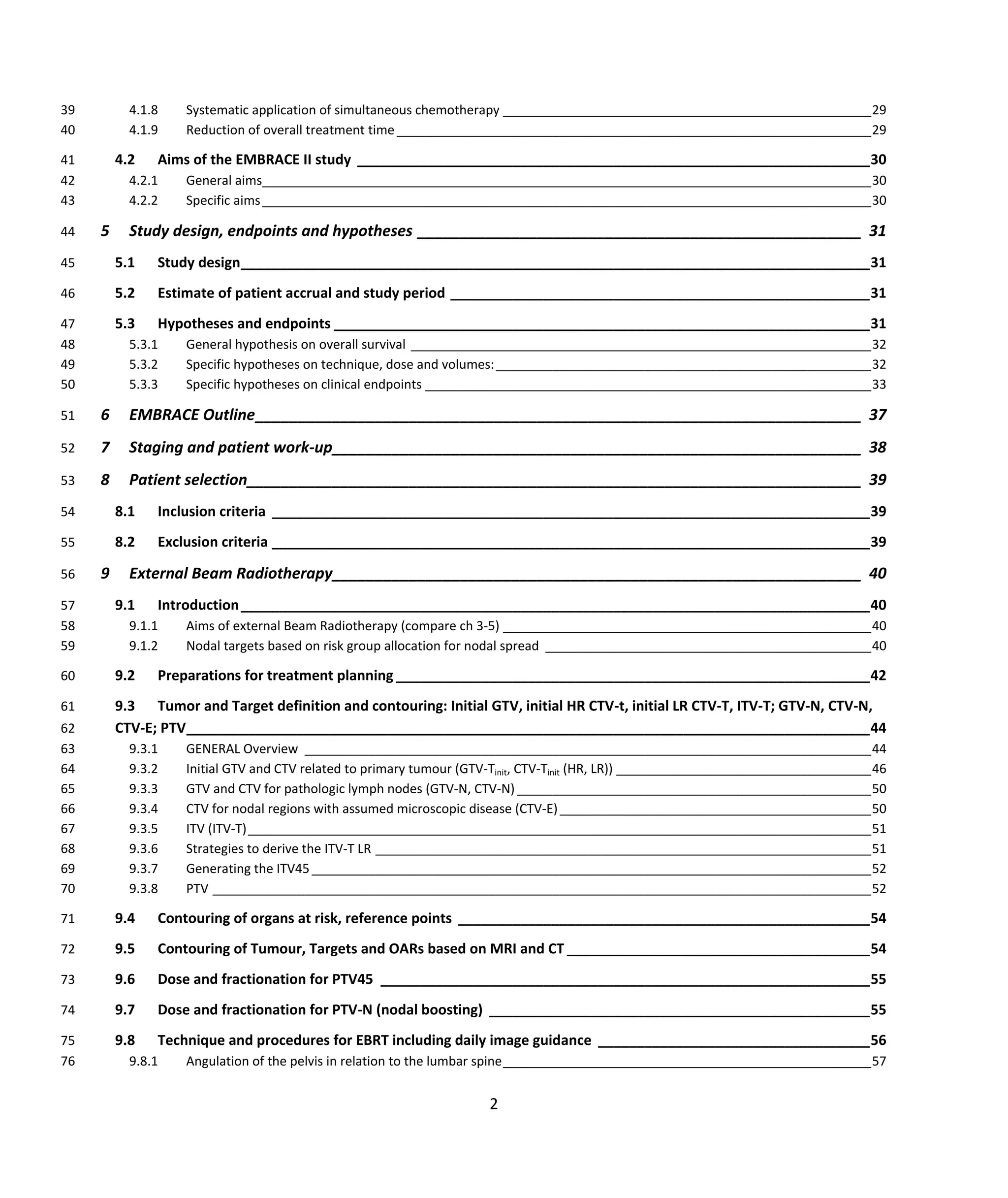 Embrace ii protocol | PDF