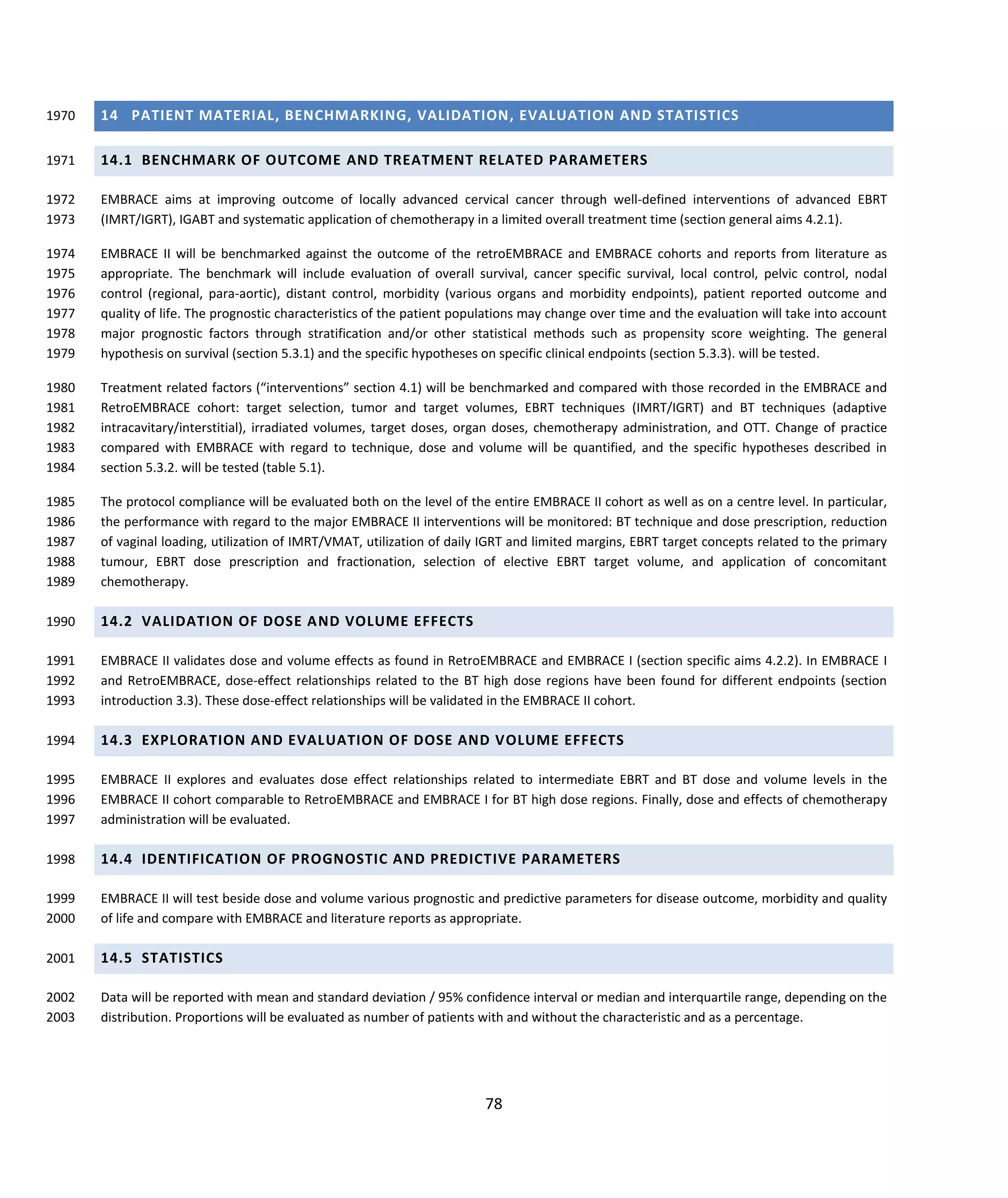 Embrace ii protocol | PDF
