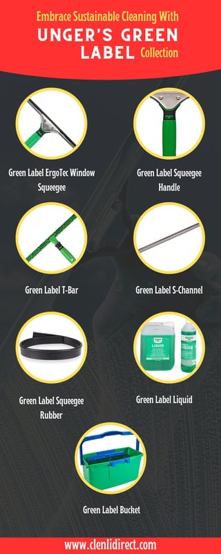Embrace Sustainable Cleaning With Unger’s Green Label Collection. | PDF
