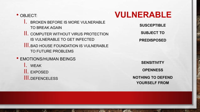 Embrace vulnerability | PPT