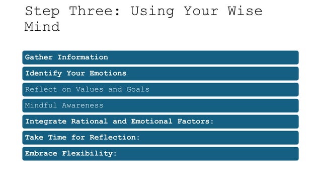 Embrace Your Wise Mind A Guide to Balanced Decision Making | PPTX ...