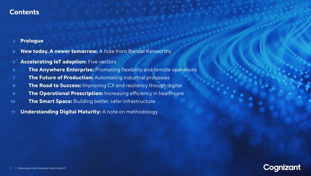 Embracing a More Connected Future Using IoT | PPT