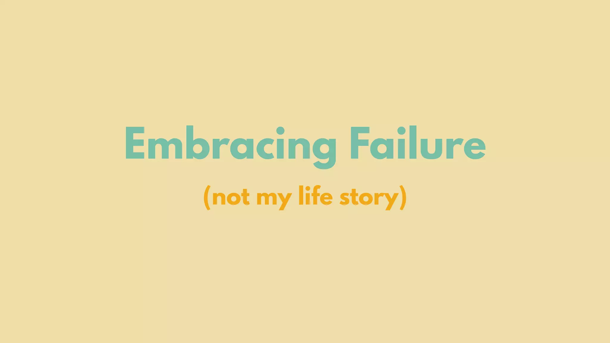 Embracing Failure | PDF