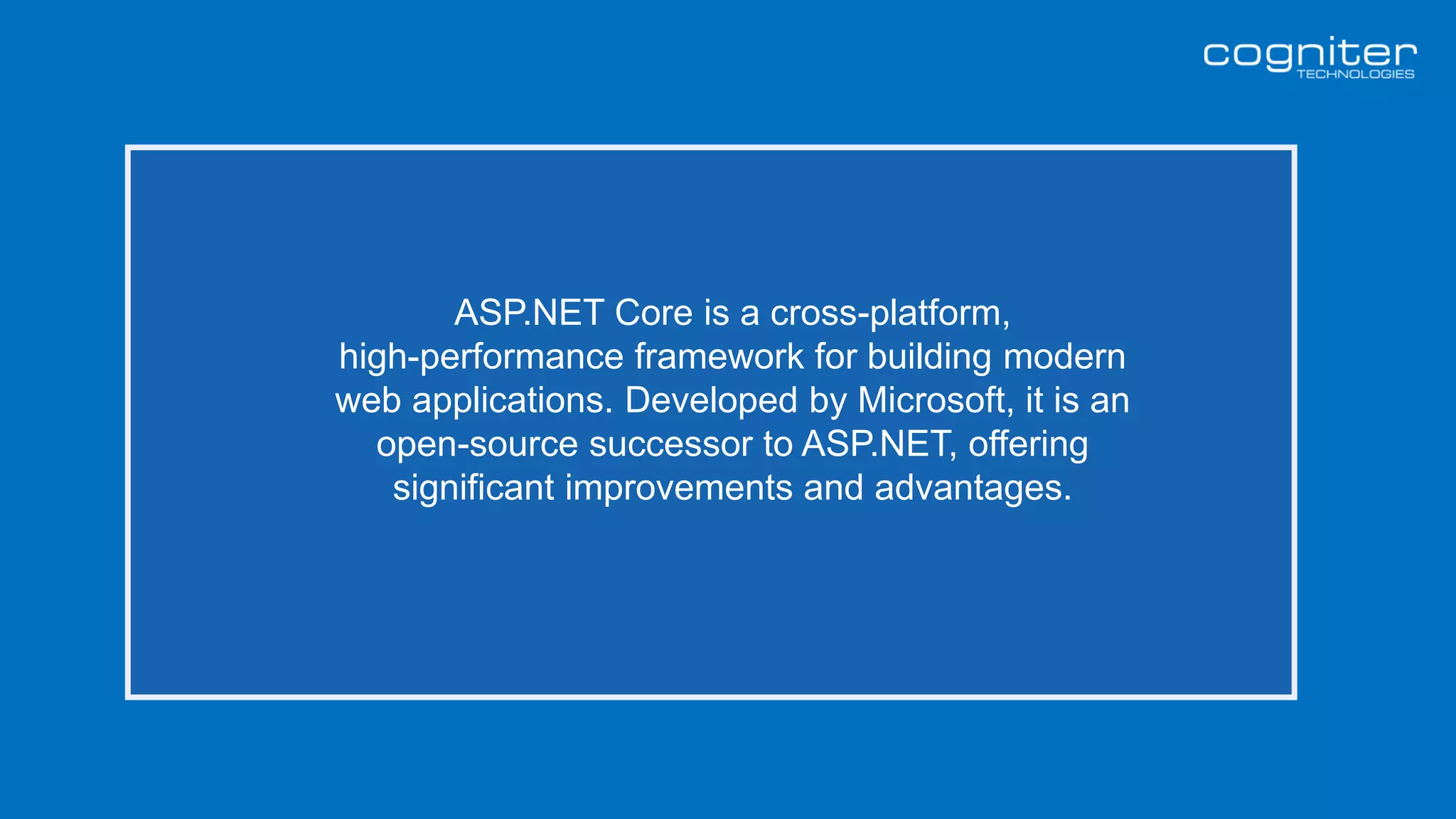 Embracing ASP.NET Core The Smart Choice for Your Web App Project.pptx