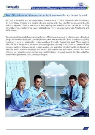 Embracing Containers and Microservices for Future Proof Application Modernization | PDF | Free ...