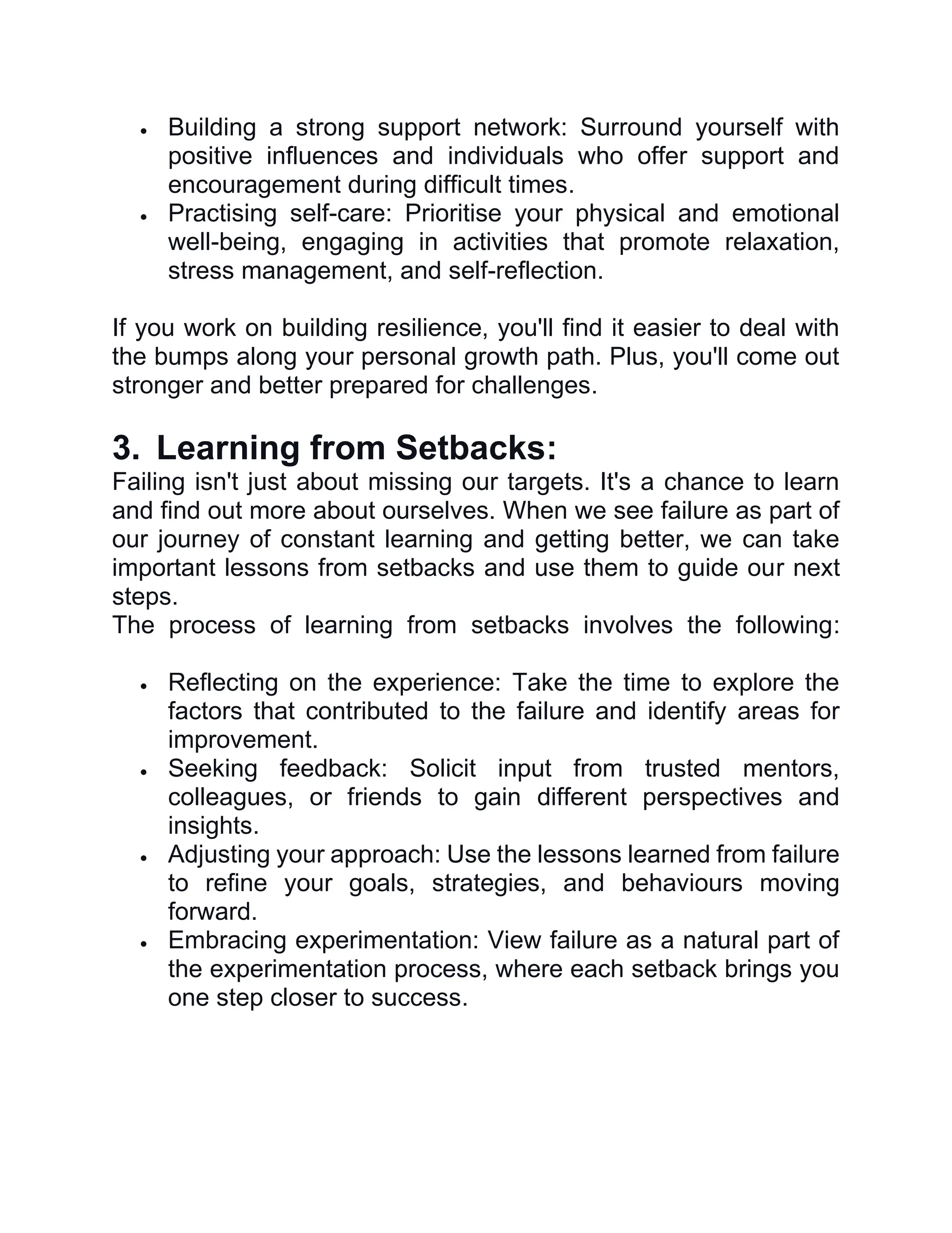 Embracing Failure-A Pathway to Personal Growth and Success | PDF