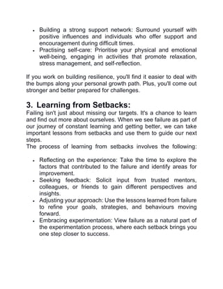 Embracing Failure-A Pathway to Personal Growth and Success | PDF