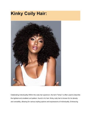 Embracing the Beauty of Coily Hair_ Unveiling the Unique Texture.pdf