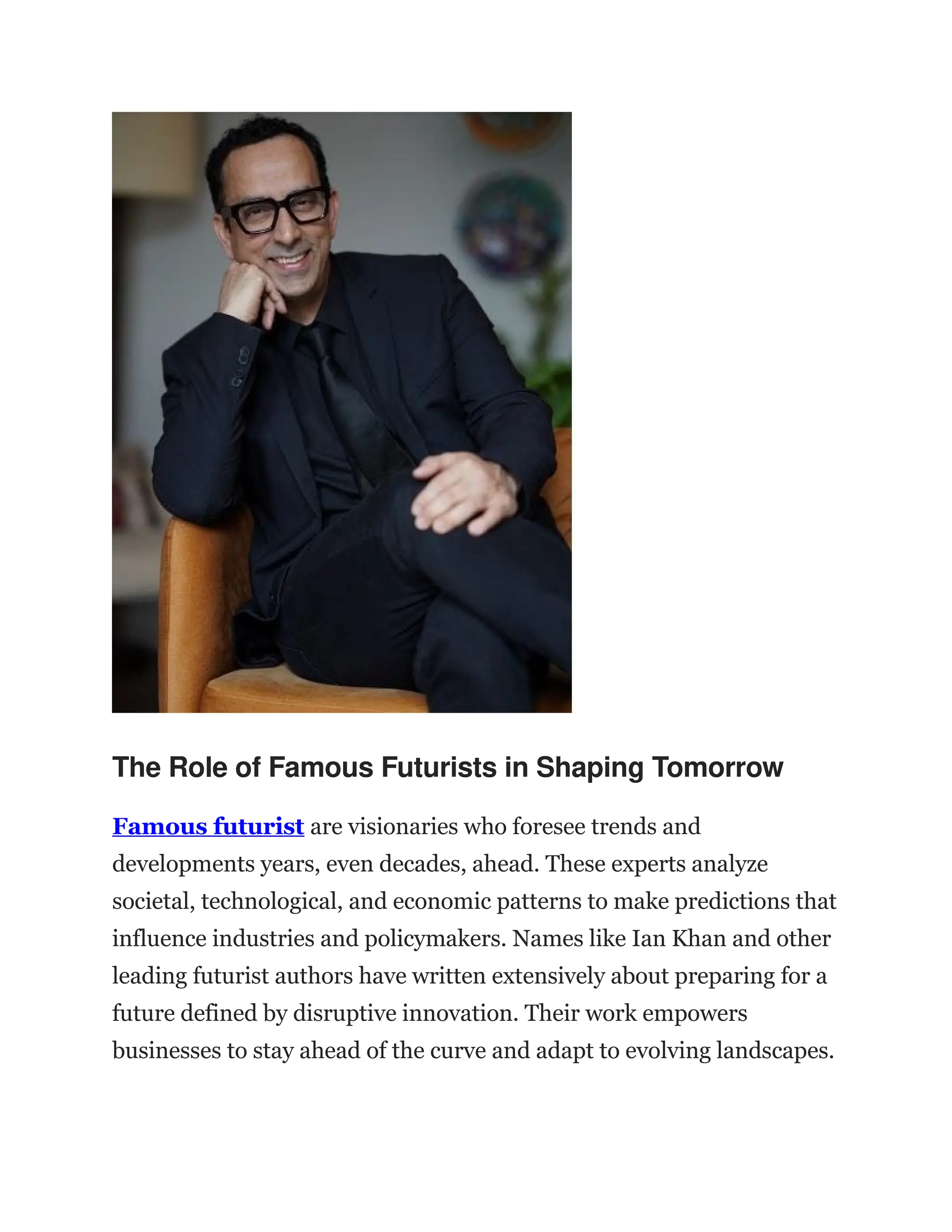 Embracing the Future Insights from Famous Futurists, AI Experts, and Technology Visionaries.docx