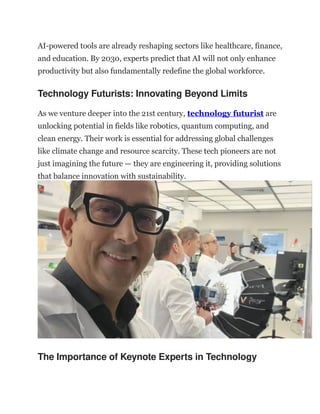 Embracing the Future Insights from Famous Futurists, AI Experts, and ...