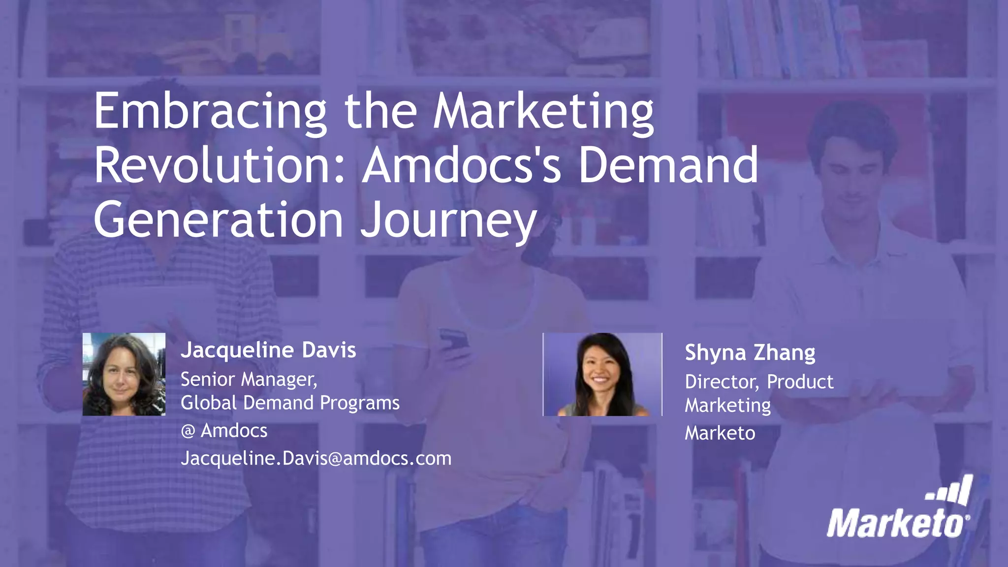 Embracing the Marketing Revolution: Amdocs's Demand Generation Journey | PPT