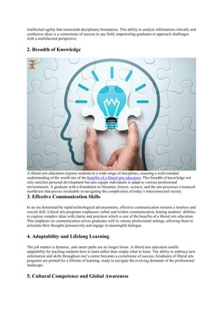 Embracing Versatility: Unveiling the Multifaceted Benefits of a Liberal ...