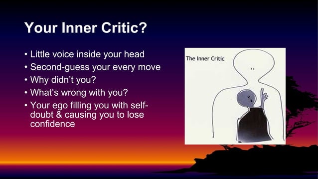 Embracing Your Inner Critic - Toastmasters 2014 | PPT | Mental Health ...