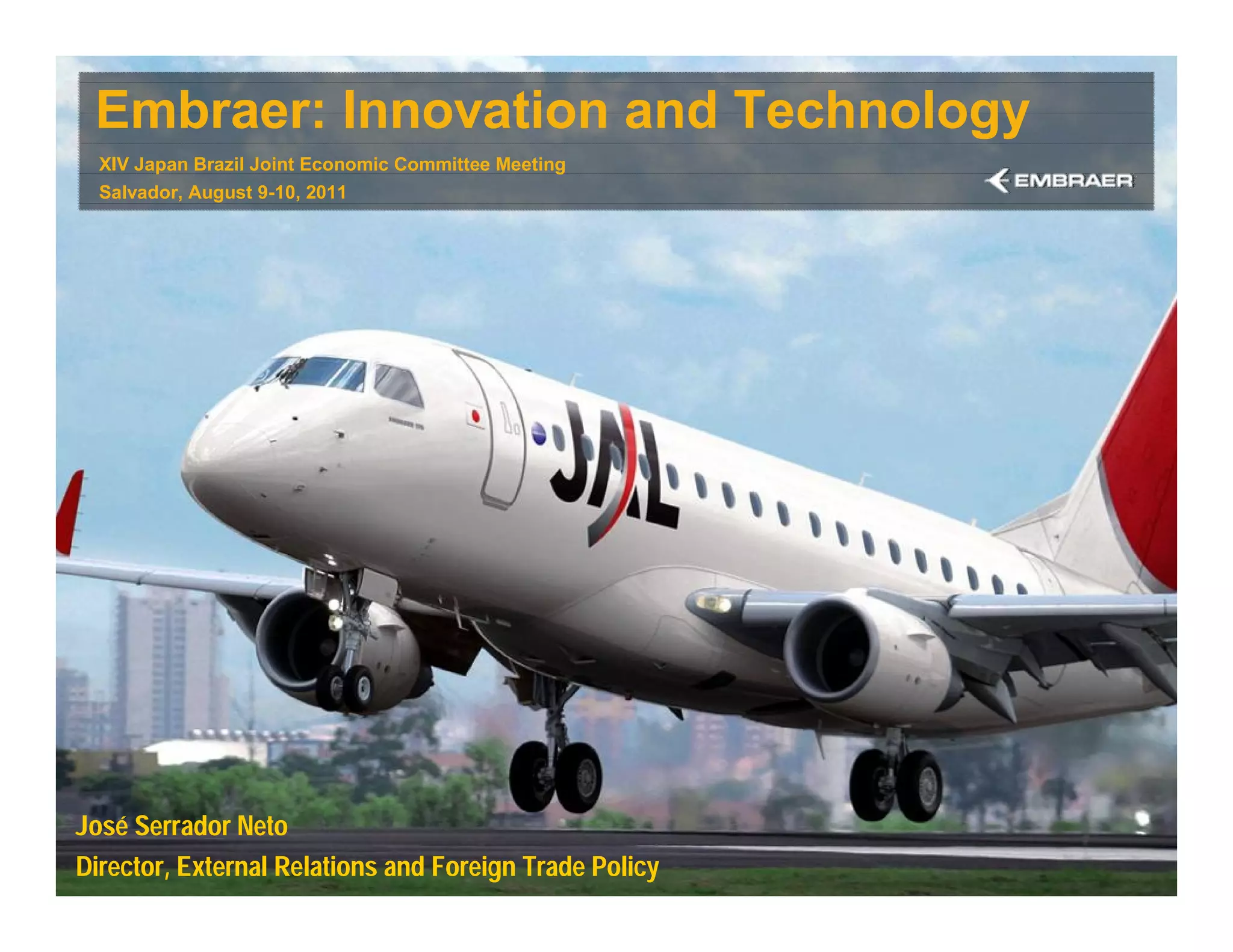 Embraer - Innovation and Technology | PDF