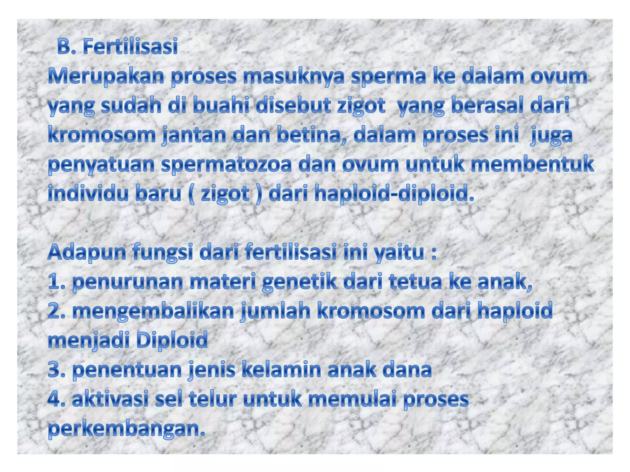 tahap perkembangan embrio pada makhluk hidup | PPTX