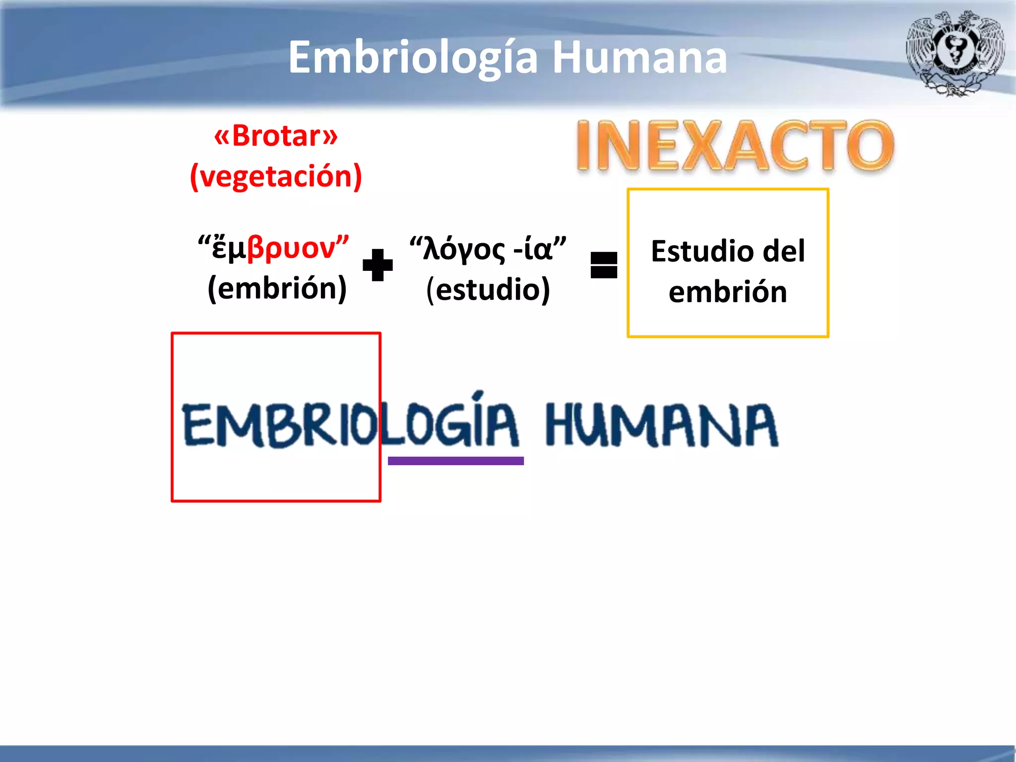 Embriología, ciclo celular y mitosis
