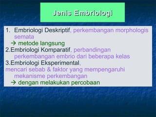 Embriologi | PPT