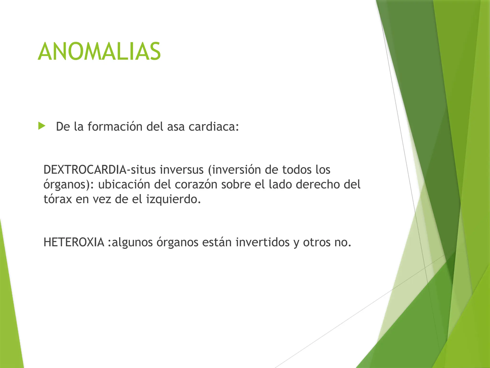 EMBRIOLOGIA CARDIACA CARACERISTICAS .pptx
