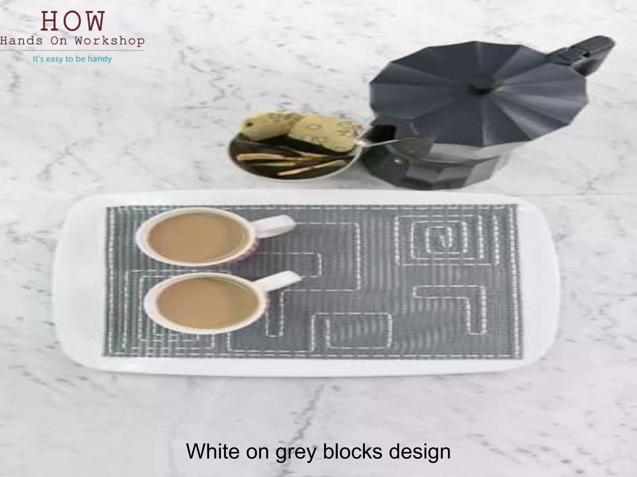 Embroidered tray mats | PPT