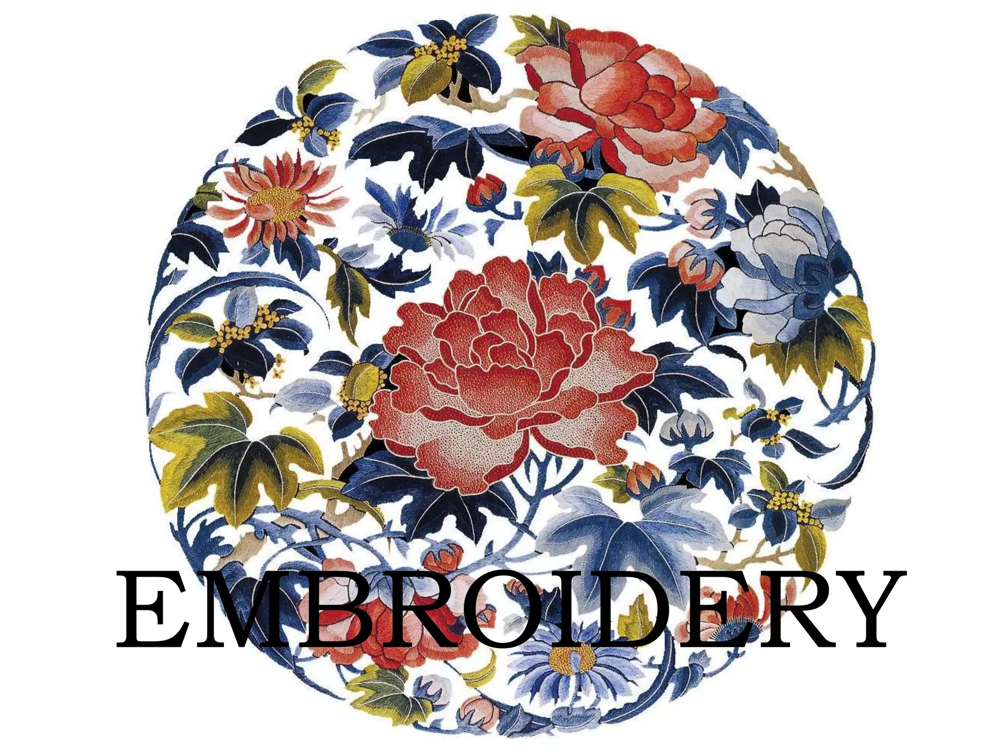 Embroidery | PPTX